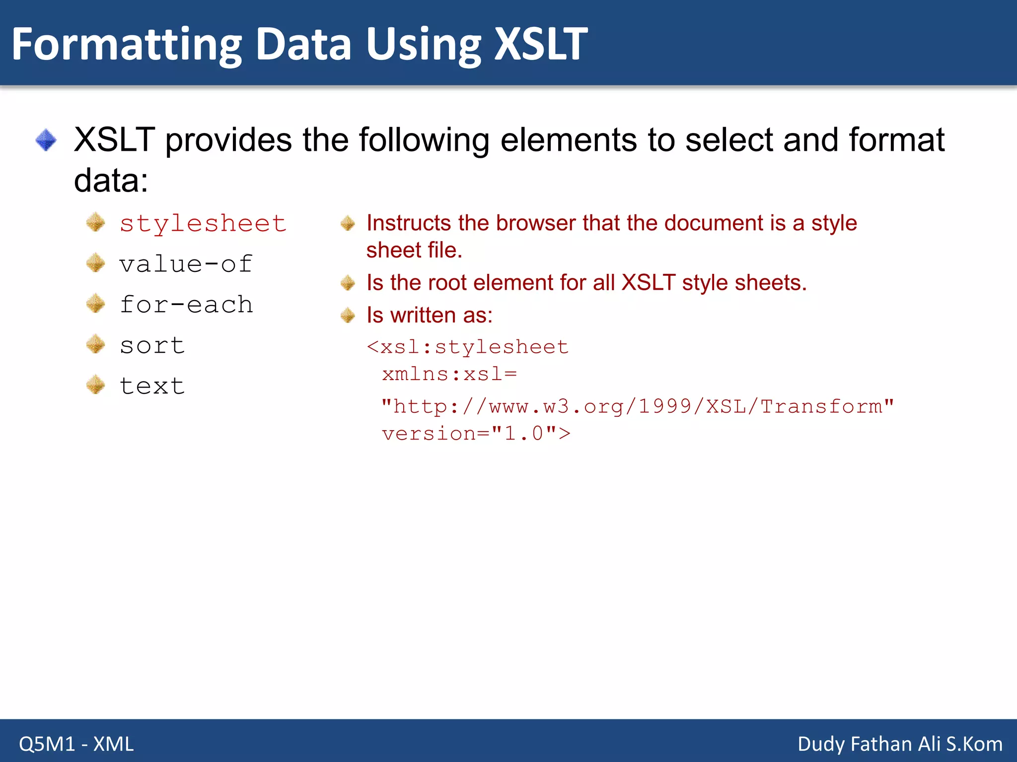 Rendering XML Document | PPTX