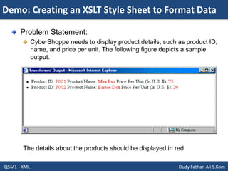 Rendering XML Document | PPT