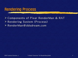 "A Better Tomorrow" for Renderman@ddsdream.com