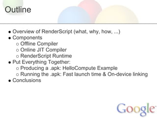 Android RenderScript on LLVM | PPT