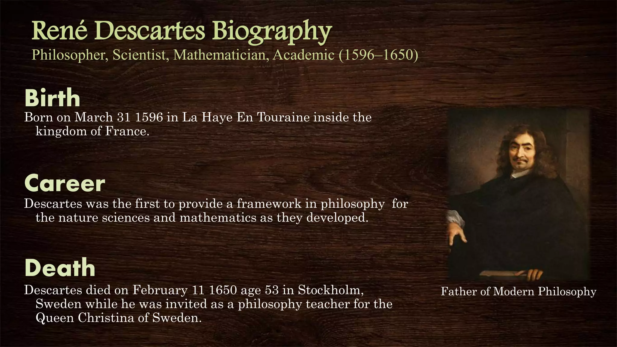 René descartes ppt | PPTX