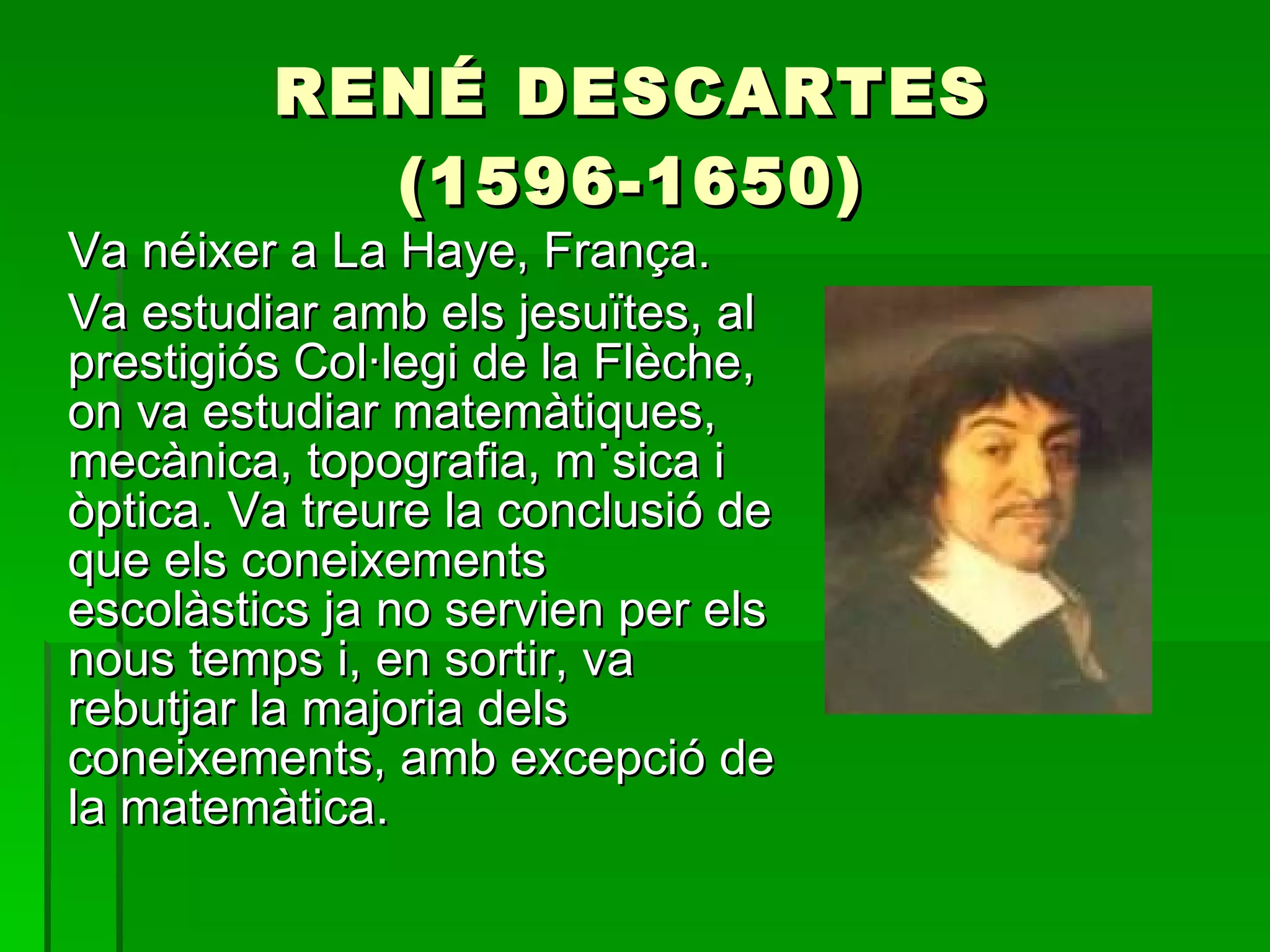 René descartes (1596 1650) | PPS