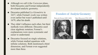 René Descartes and AnalytIc Geometry.pptx