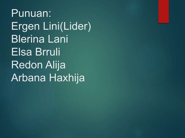 Rendesia dhe elementet e zhurmave | PPT