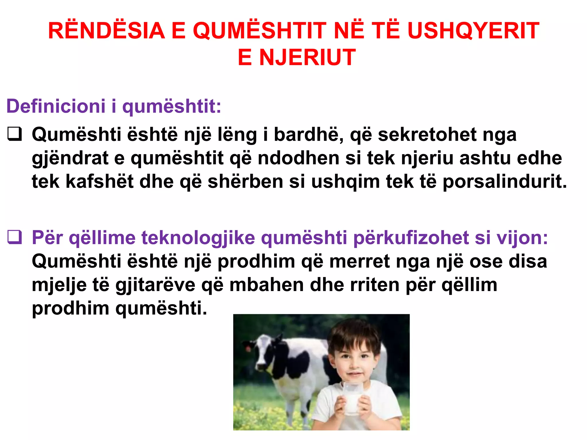 Rendesia e qumeshtit shpresa devaja | PPT