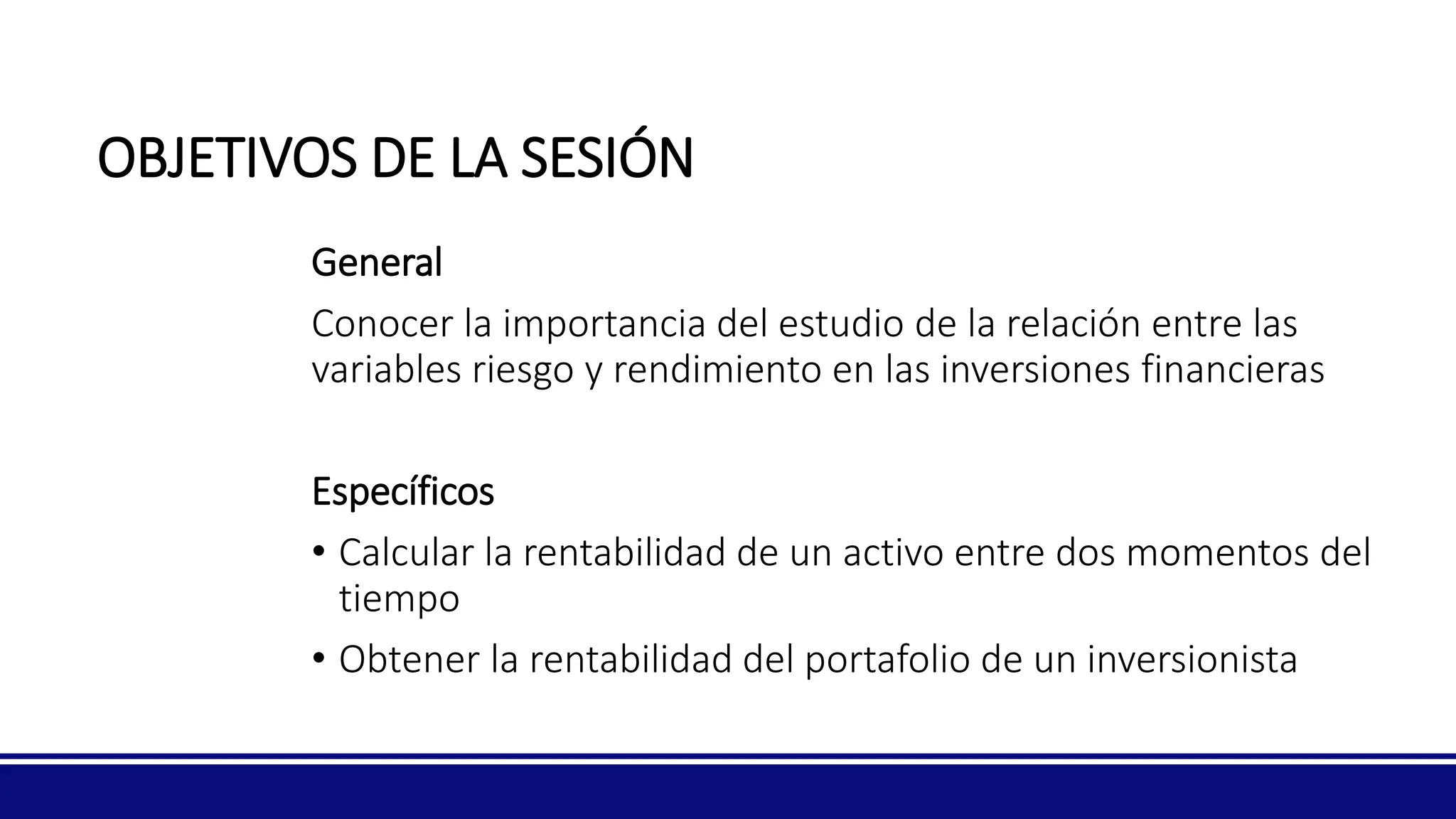 Cálculo de portafolio, Rendimiento y riesgo.pptx