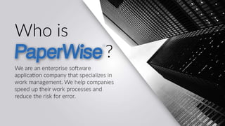 PaperWise Rendition Billing for Transportation | PPTX