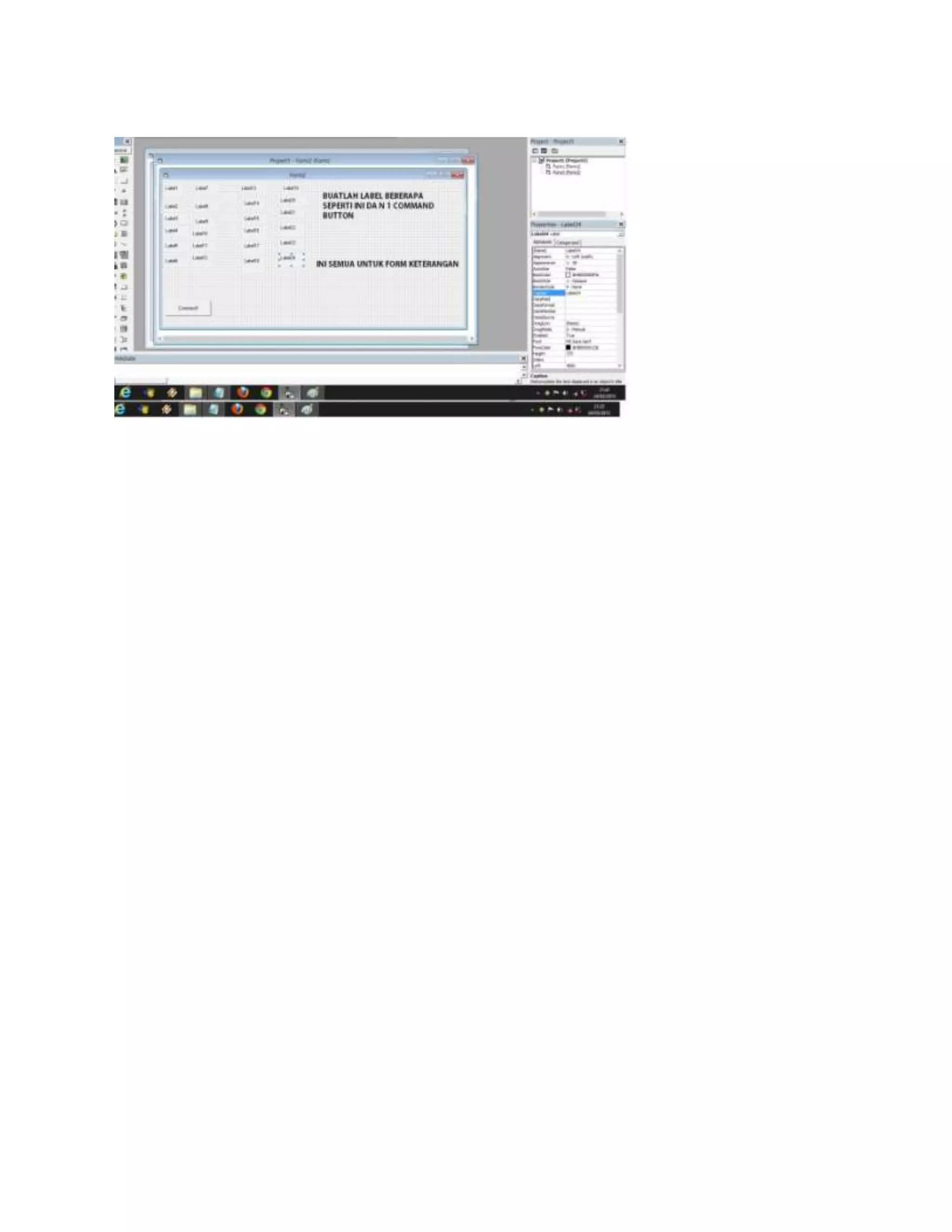 Tutorial aplikasi visual basic | DOCX