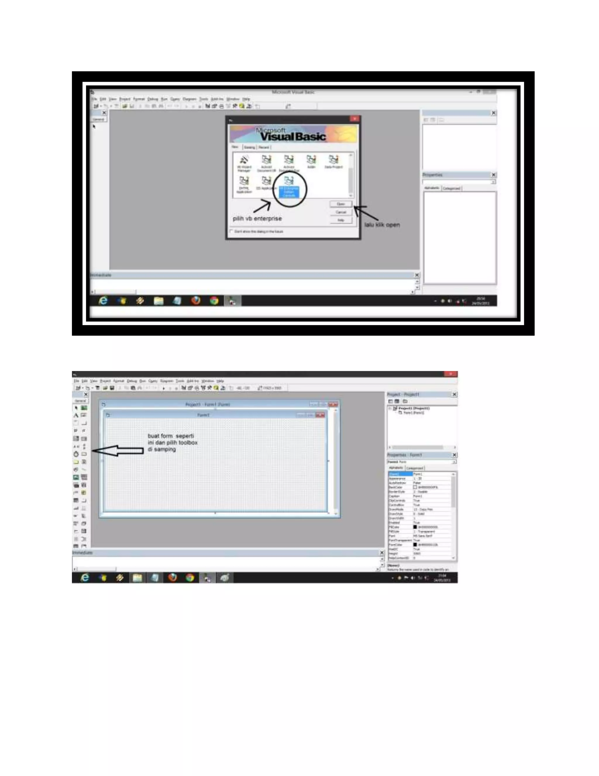 Tutorial aplikasi visual basic | DOCX