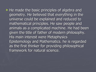 Rene descartes | PPT