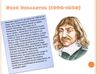 Rene descartes | PPTX