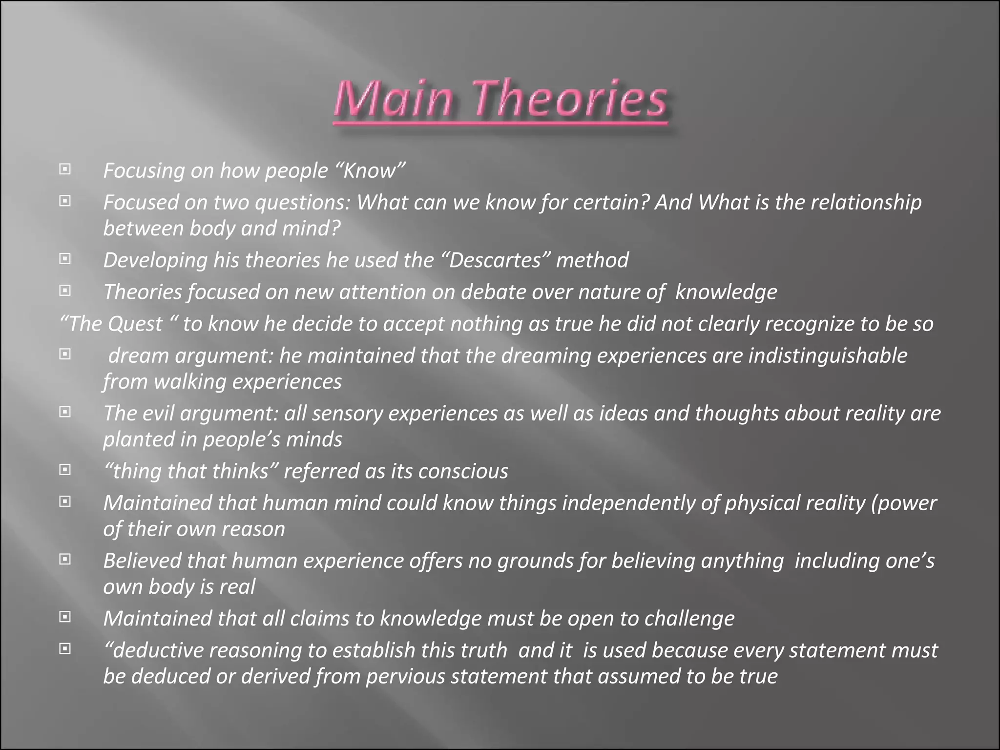 Rene Descartes[1][1][1] | PPT