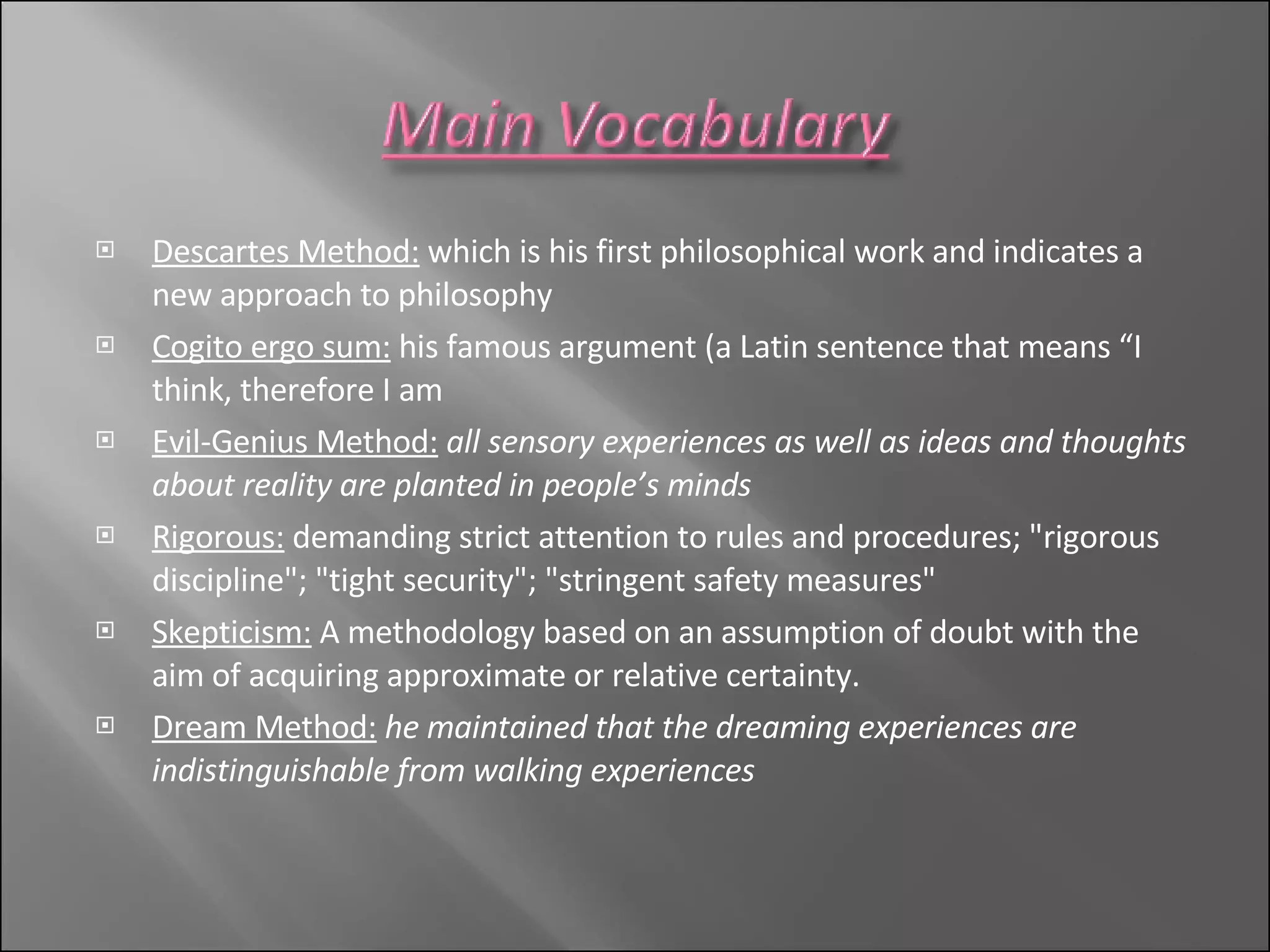 Rene Descartes[1][1][1] | PPT
