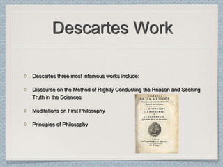 Rene descartes(edu 314) julia swift | PPT