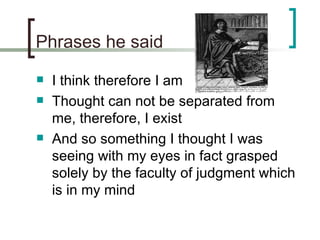 Rene descartes power point | PPT