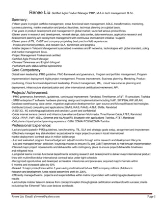 Renee 2020 resume ch dc | PDF