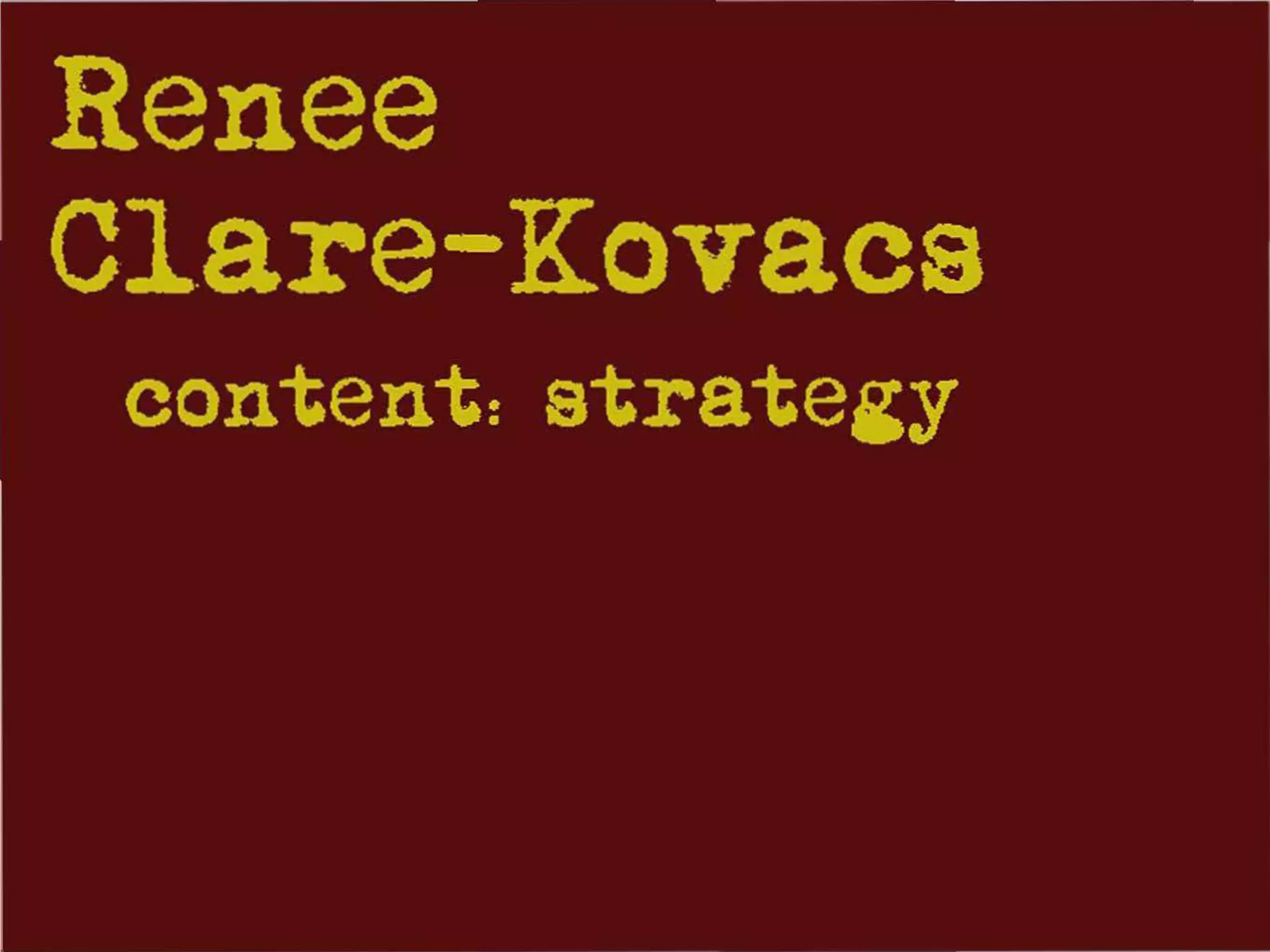 Renee CK Writing Sample | PPT