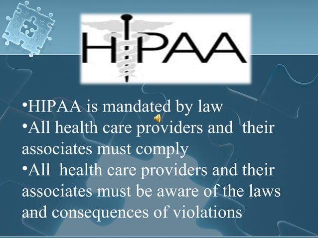 hipaa presentation | PPT