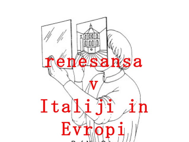 Renesansa 1. Letnik Za Dijake | PPT