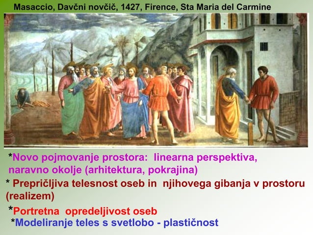 Renesansa zgodnja-matura | PPT