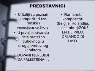 Prezentacija perioda renesanse u umetnosti | PPT
