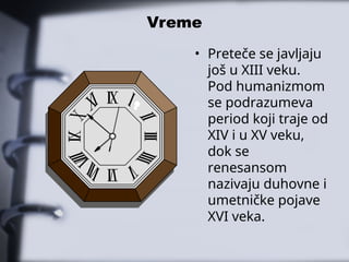 Prezentacija perioda renesanse u umetnosti | PPT