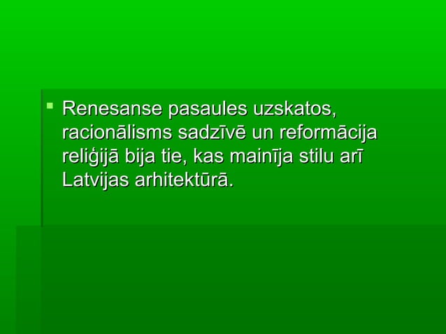 Renesanses arhitekt _ra_latvij__ | PPT