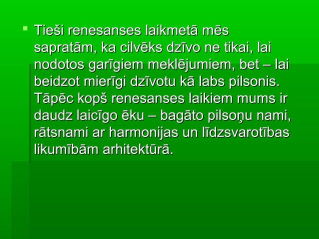 Renesanses arhitekt _ra_latvij__ | PPT