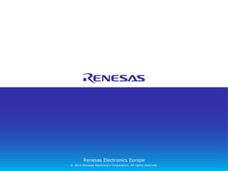 Student binding program - Renesas Electronics Europe | PPS