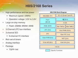 H8S Microcontroller Family Overview | PPT