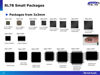Renesas RL78 The True Low Power Microcontroller Platform | PDF