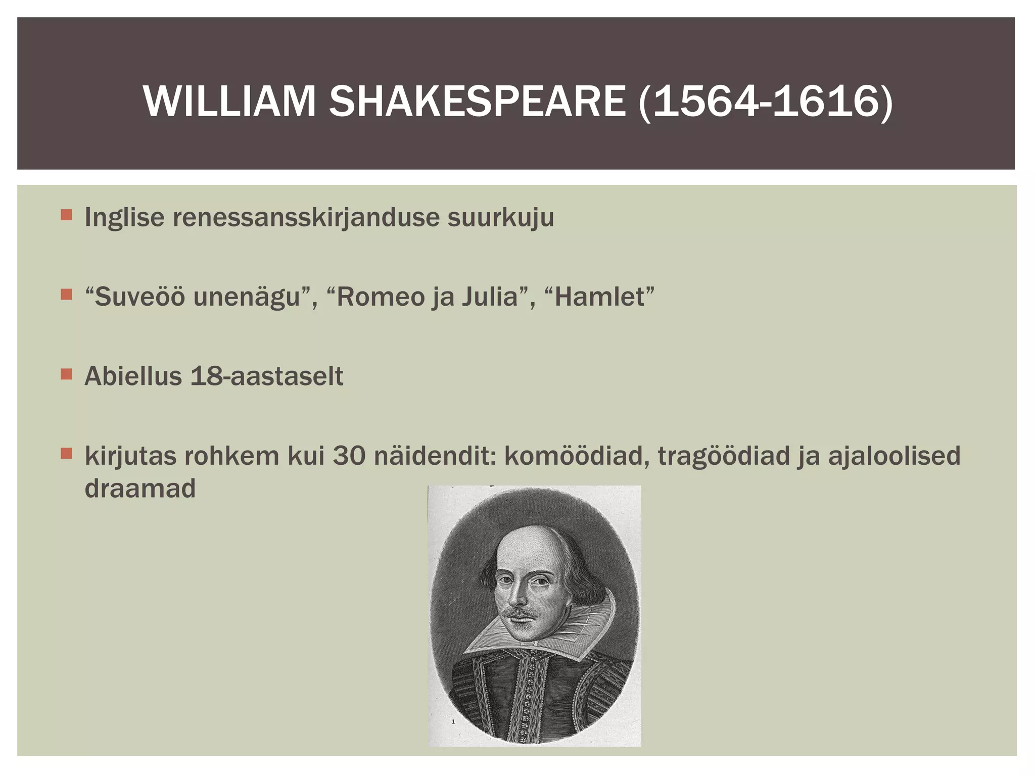 Renessansi Ja Humanismi Levik | PPT