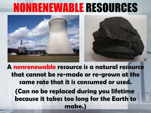 Renewable and non renewable | PPT