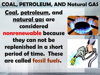 Renewable and non renewable | PPT