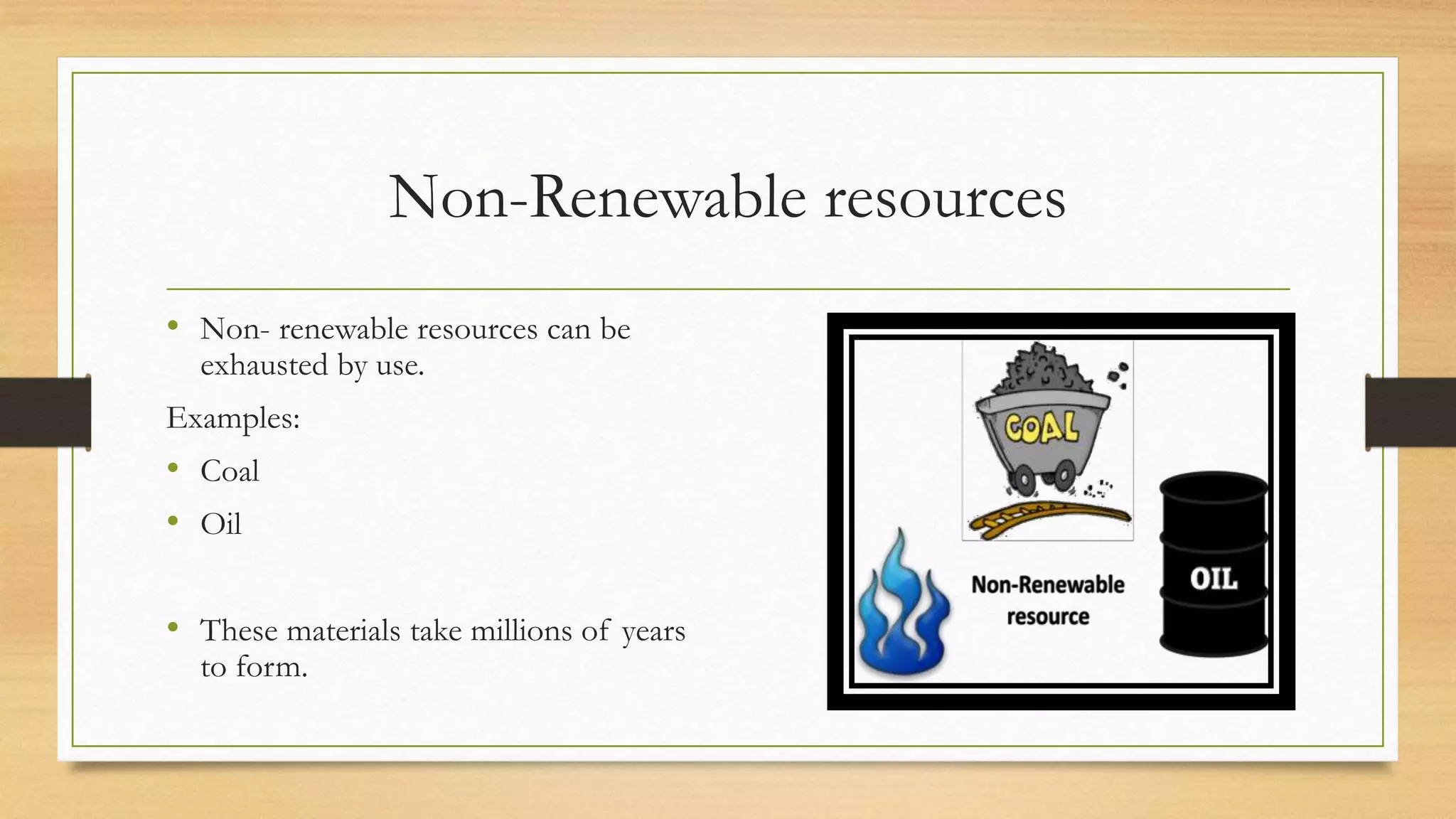 Renewable and non renewable sources | PPT