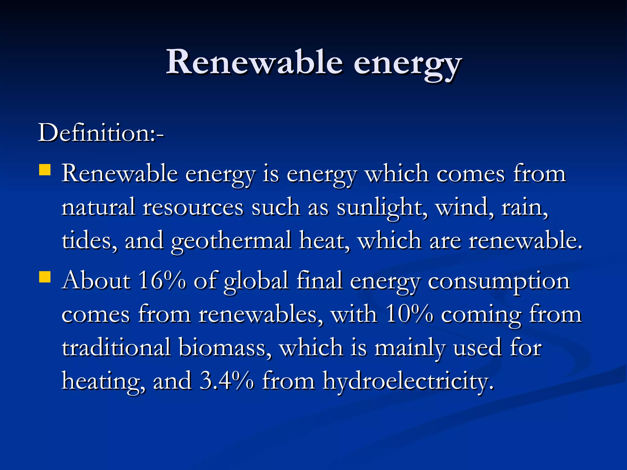 Renewable energy | PPT