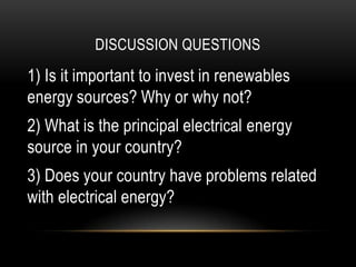 Renewable energy sources | PPT