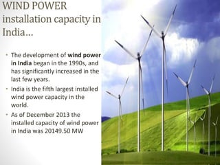 Renewable energy : POTENTIAL and UTILIZATION IN INDIA | PPTX