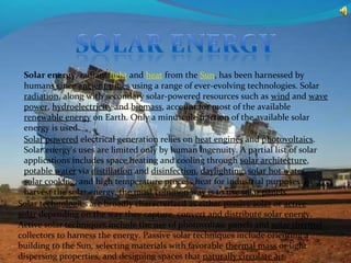 Renewable energy | PPT