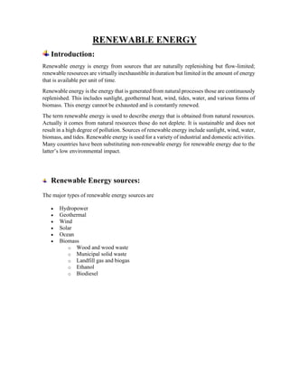 Renewable energy | PDF