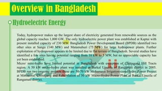 Renewable Energy & Overview in Bangladesh | PPTX
