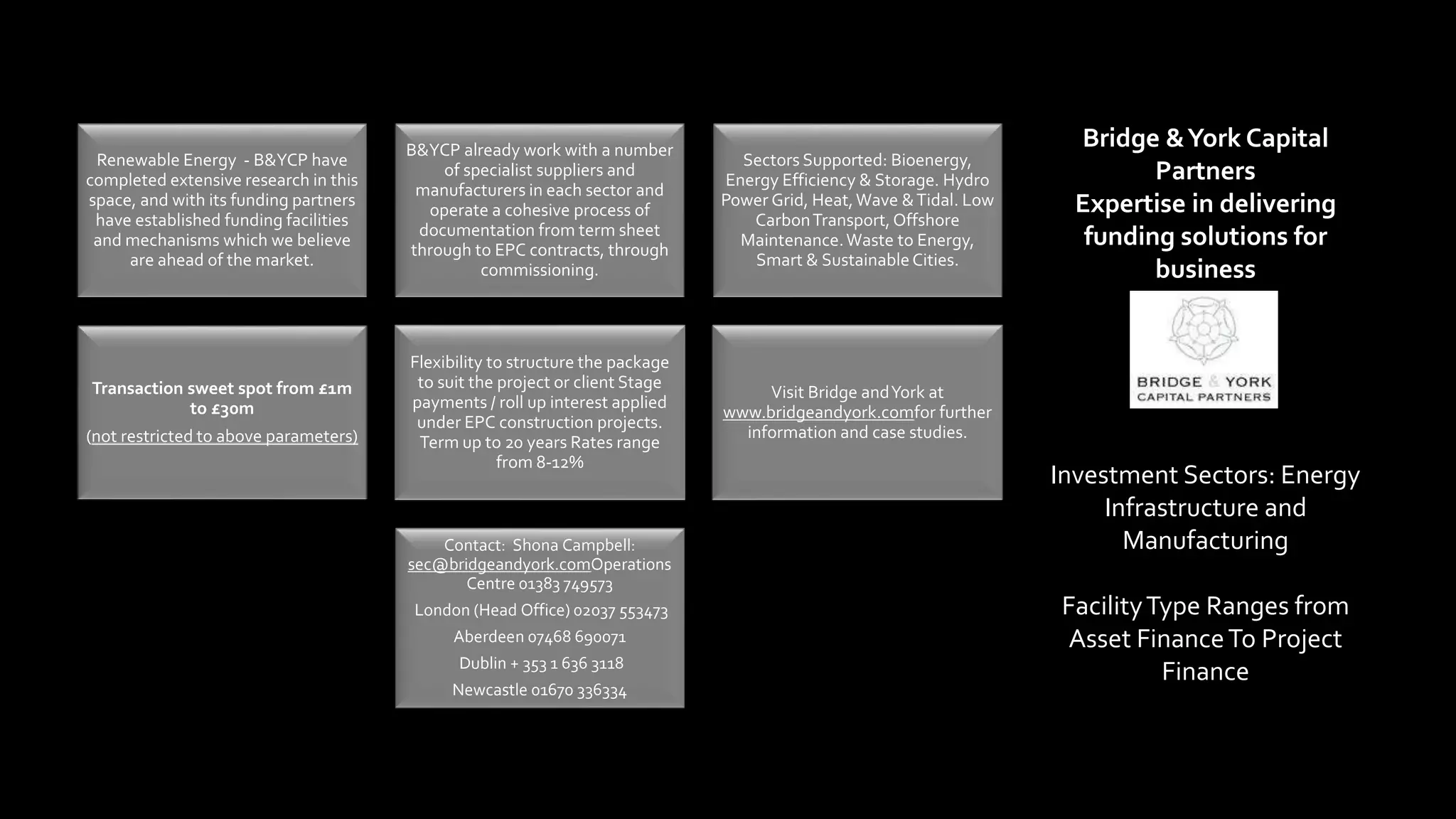 Renewable Energy Bridge & York Capital Partners | PPT