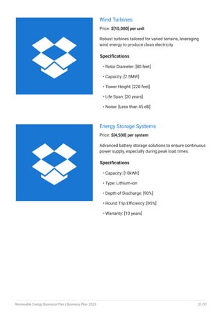 Renewable Energy Business Plan Example.. | PDF