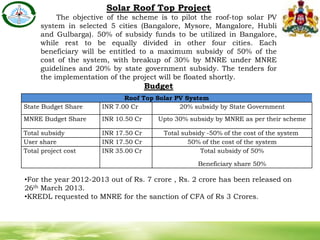 Karnataka Renewable Energy Development Limited | PDF