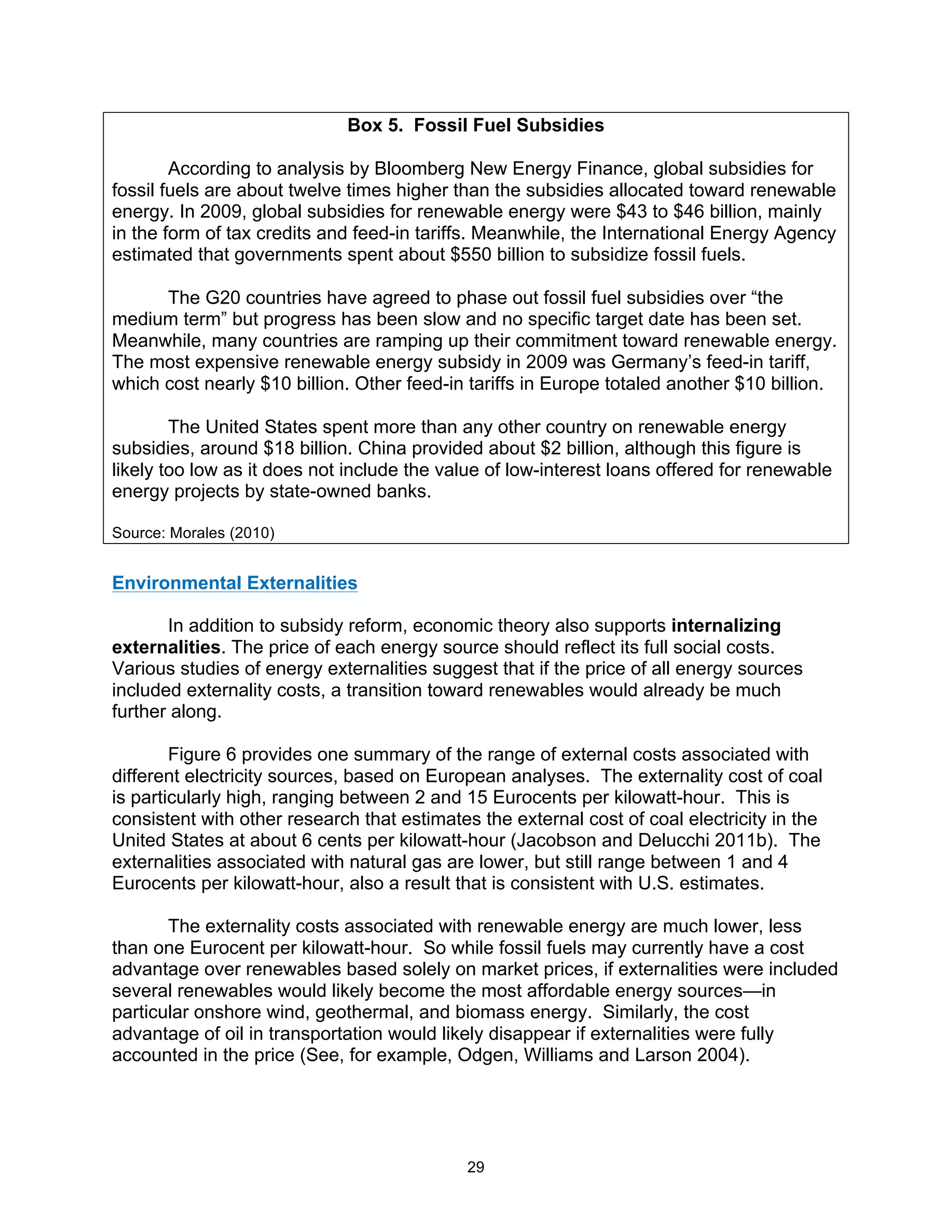 Renewable energy economics | PDF