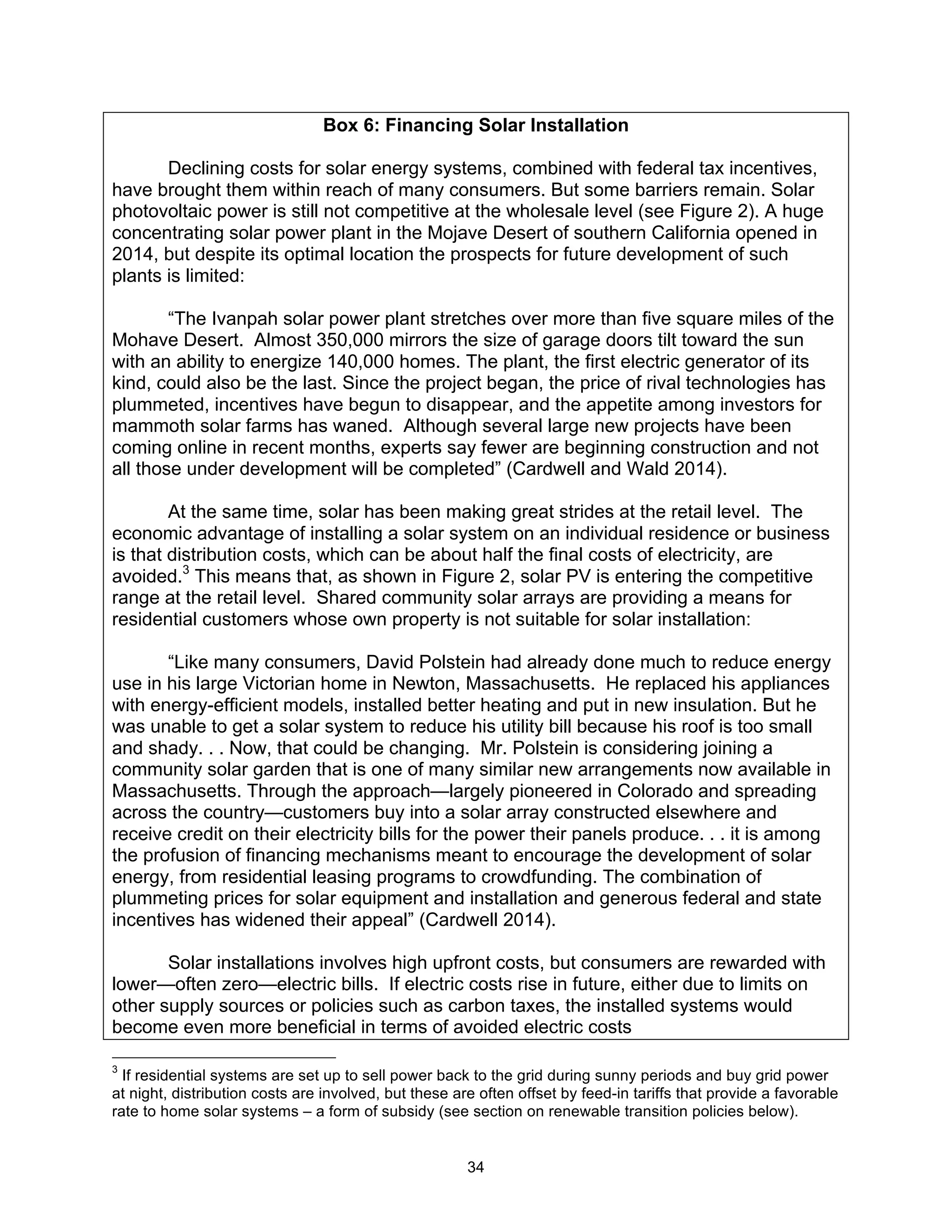 Renewable energy economics | PDF