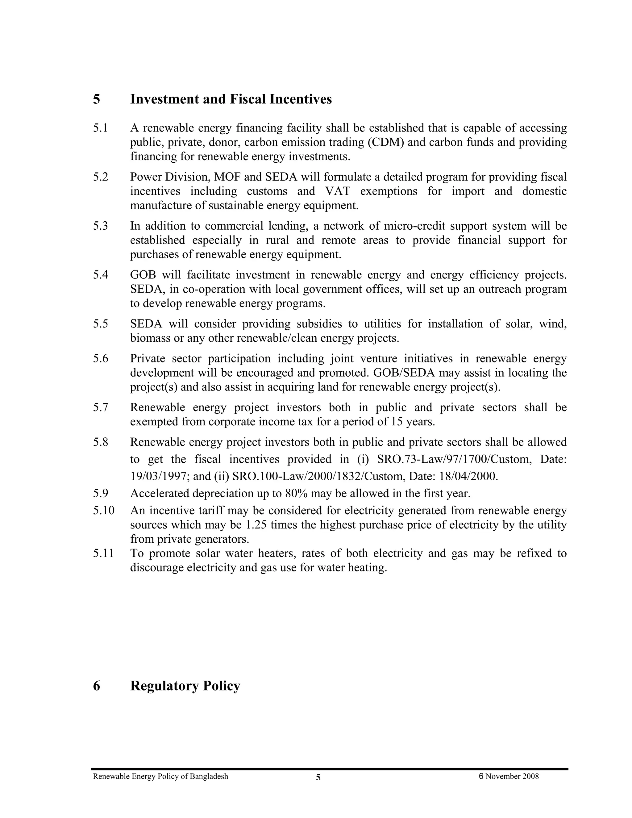 Renewable energy policy | PDF