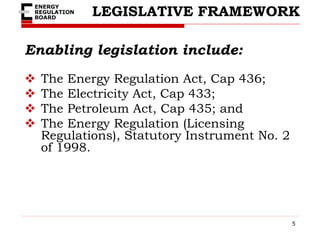 Renewable energy, regulatory framework and licensing presentation (1) | PDF
