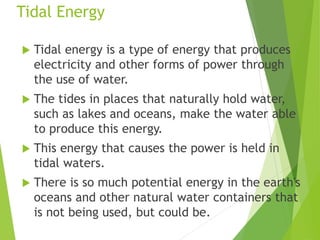 Renewable energy resources | PPT