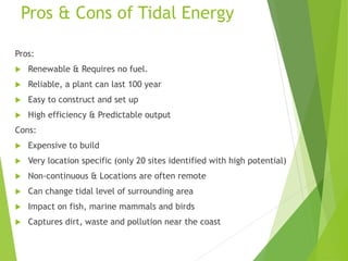 Renewable energy resources | PPT